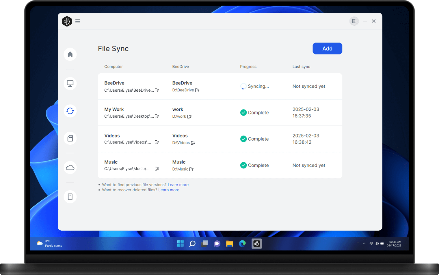 BeeDrive | Your personal backup hub