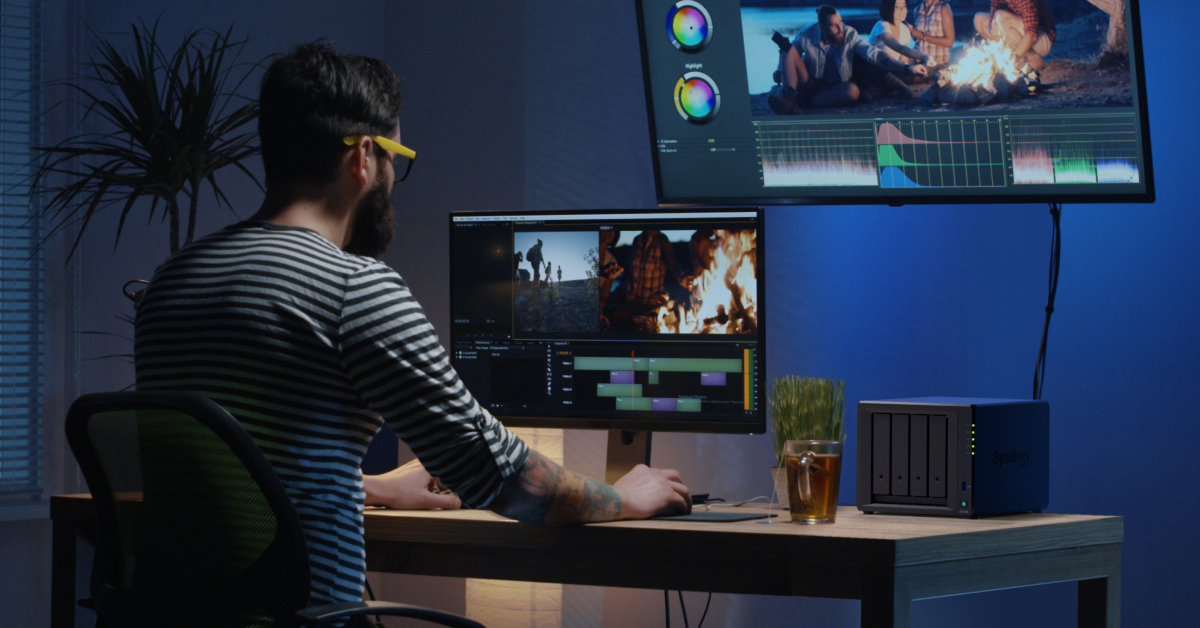 streamline media and entertainment workflow with Synology solution